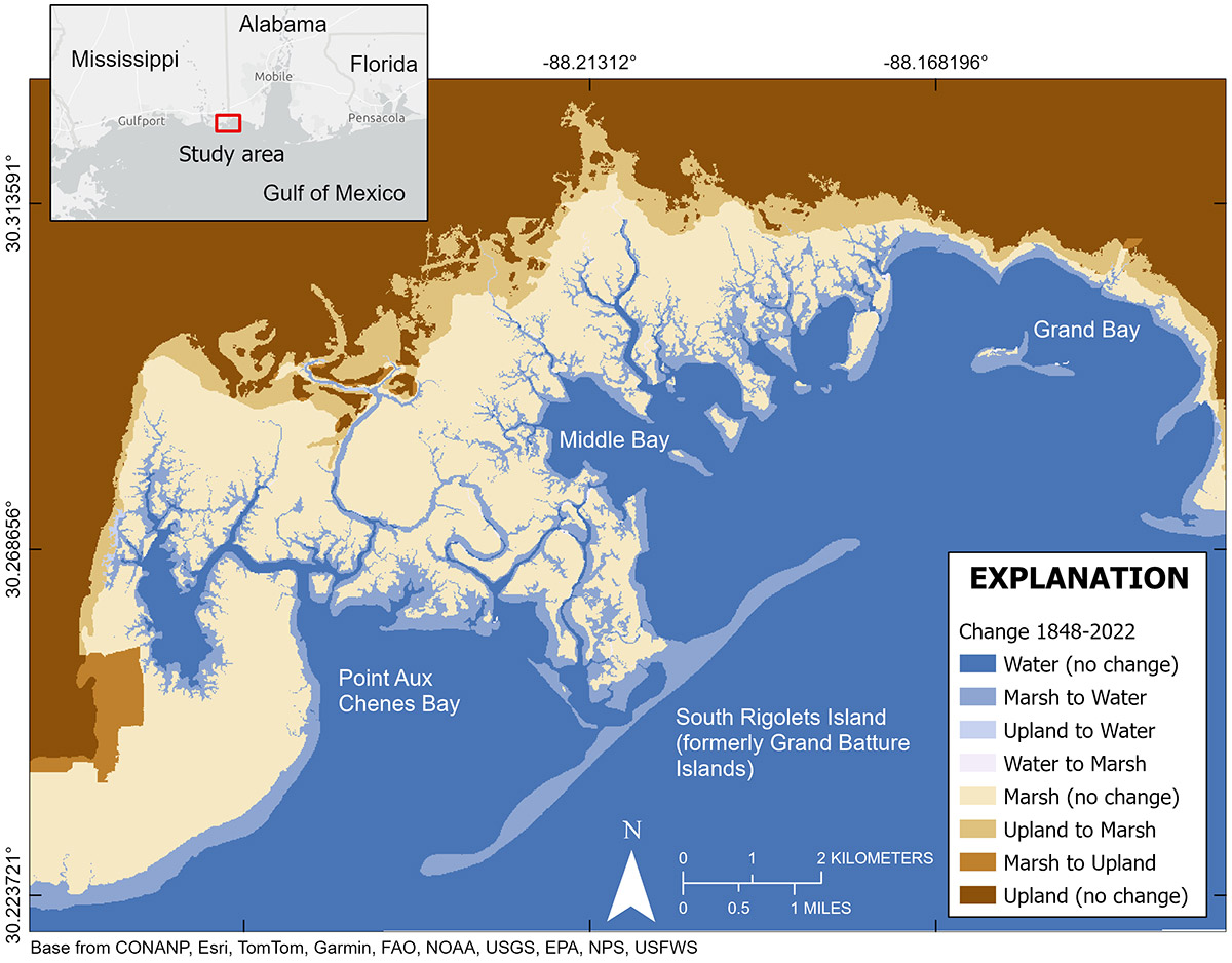 Data Release - Estuarine Shoreline, Upland Boundary, and Marsh Habitat ...
